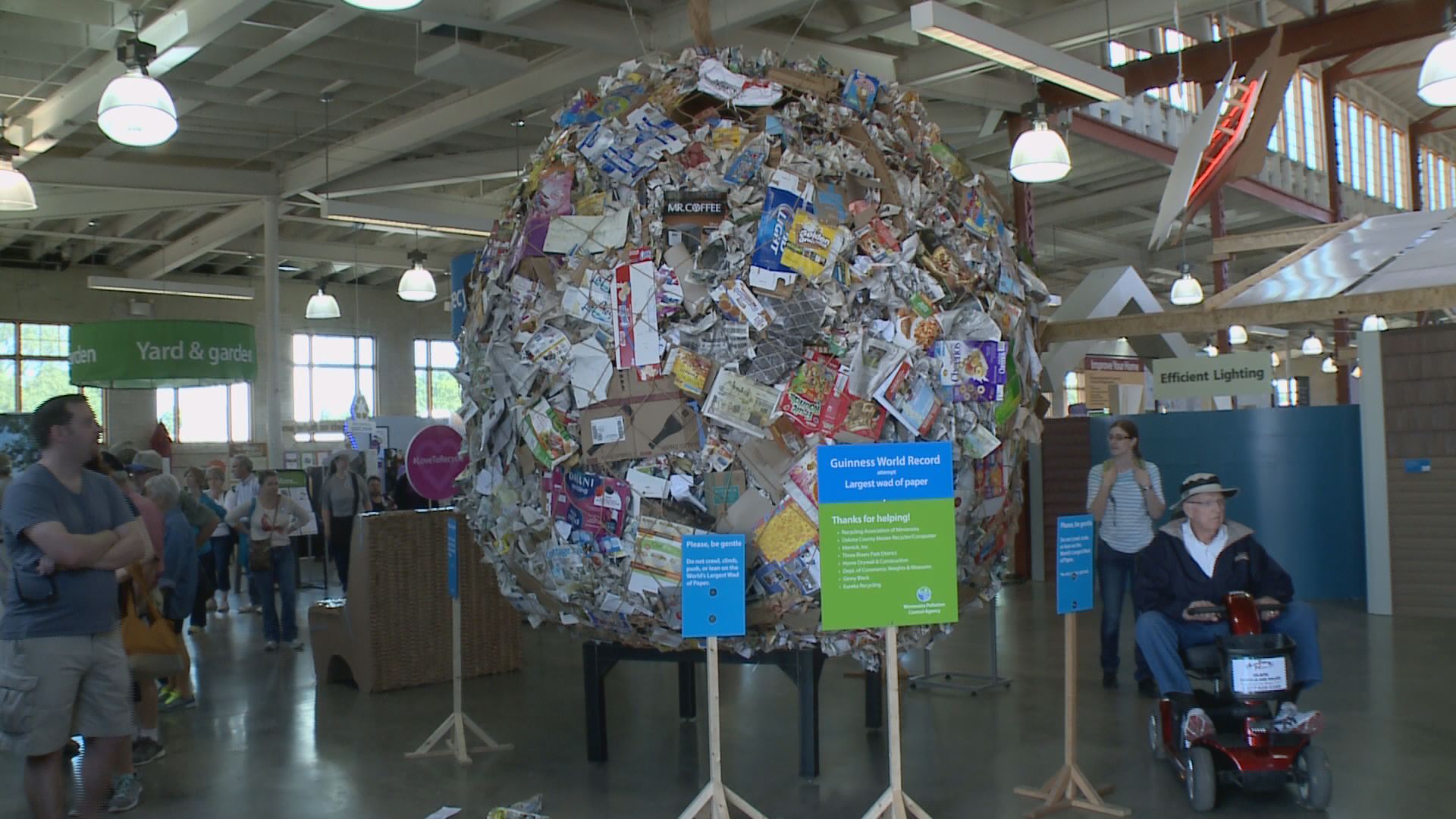 Record for largest paper wad set in Minnesota | kare11.com