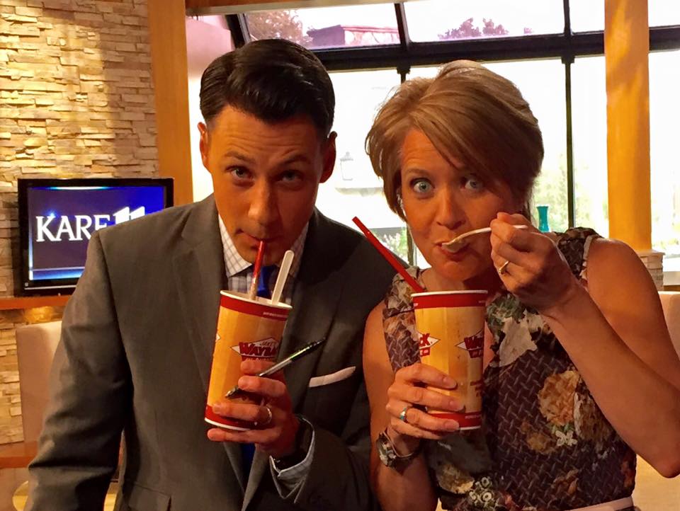 Kim and Cory try 'Cricket Shakes' from Wayback Burgers | kare11.com