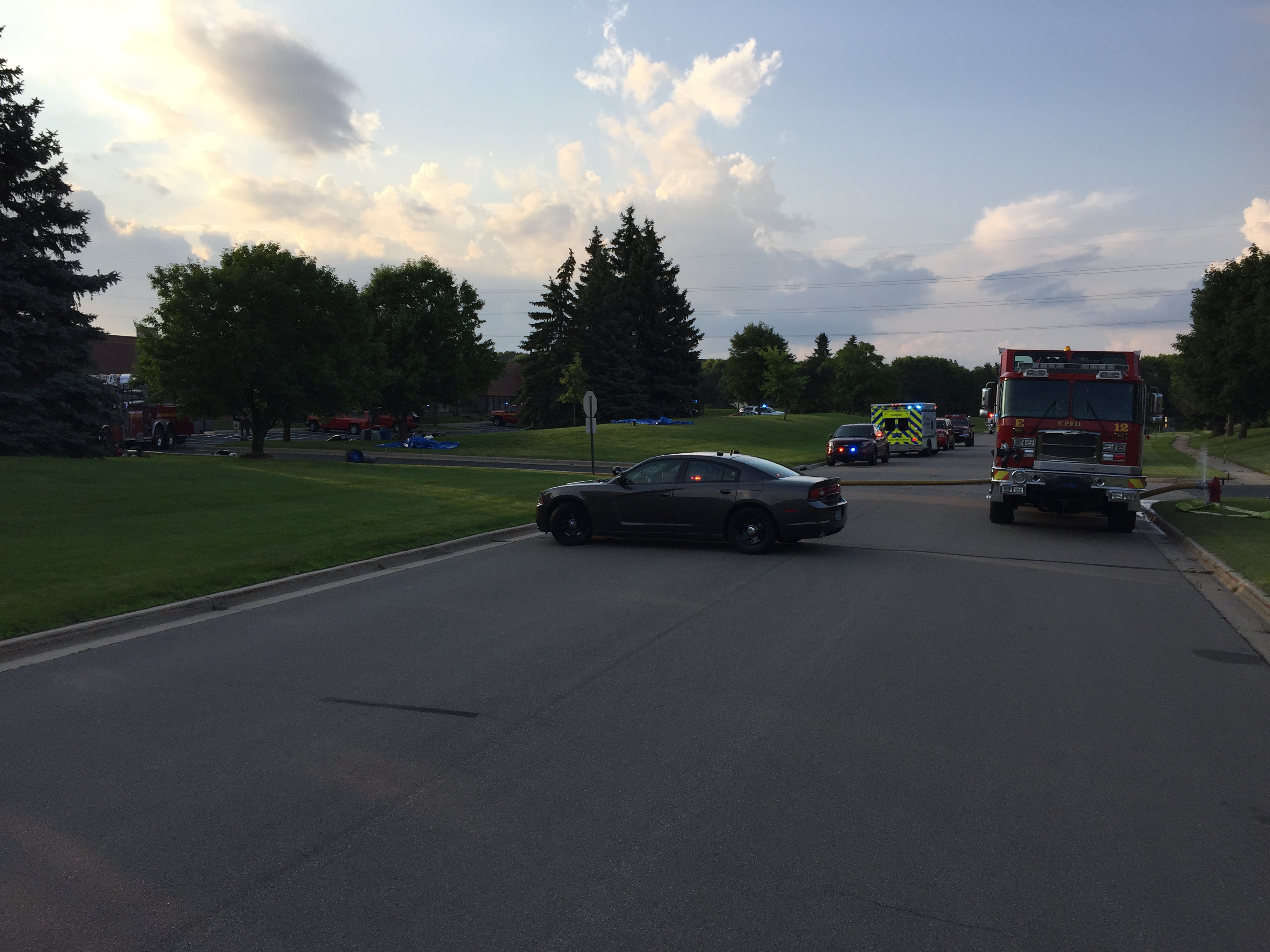 Eden Prairie fire sends 6 firefighters to hospital | kare11.com
