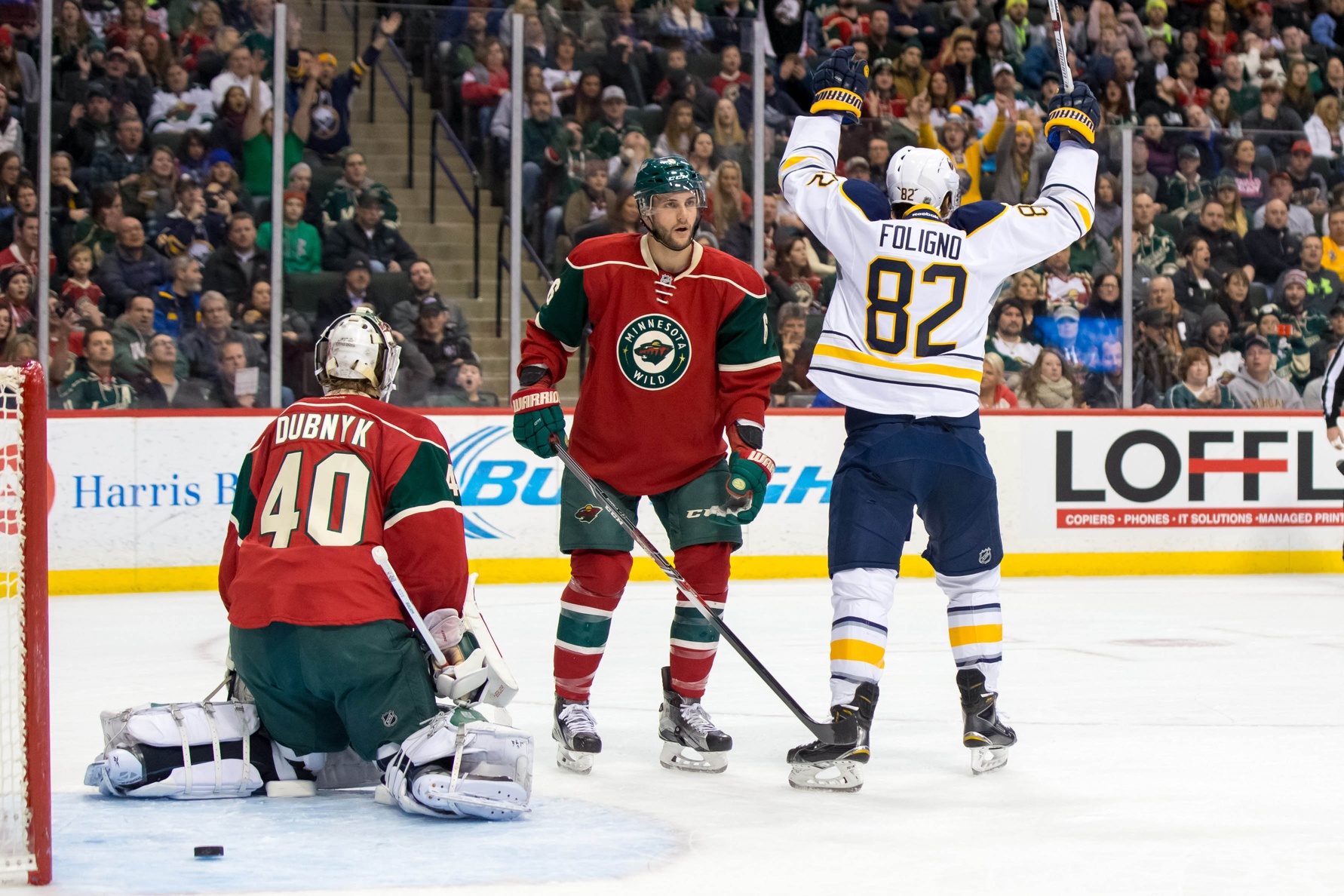 Sabres score 3 in 1st, beat Wild 3-2 | kare11.com