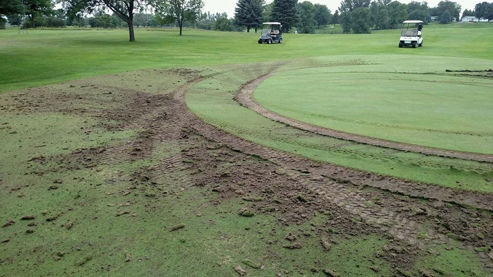 Vandal damages golf course in western MN | kare11.com