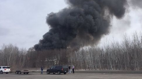 Fire erupts at Waite Park trucking business | kare11.com