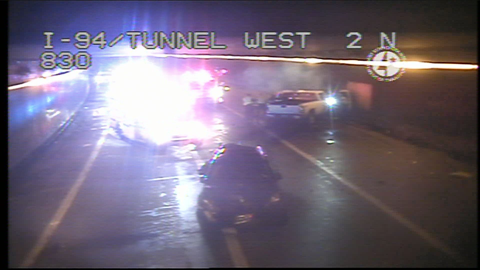 3-car crash in Lowry Tunnel snarls 94W | kare11.com