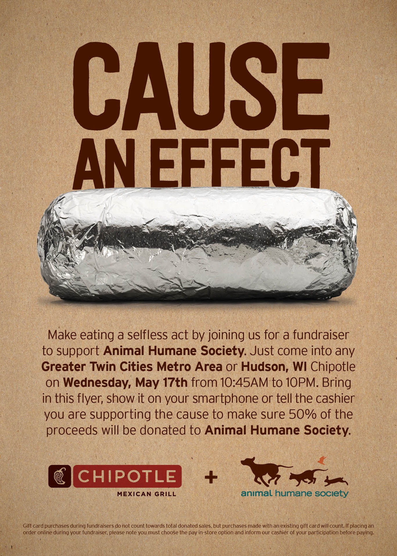 Chipotle Animal Humane Society Fundraiser | kare11.com