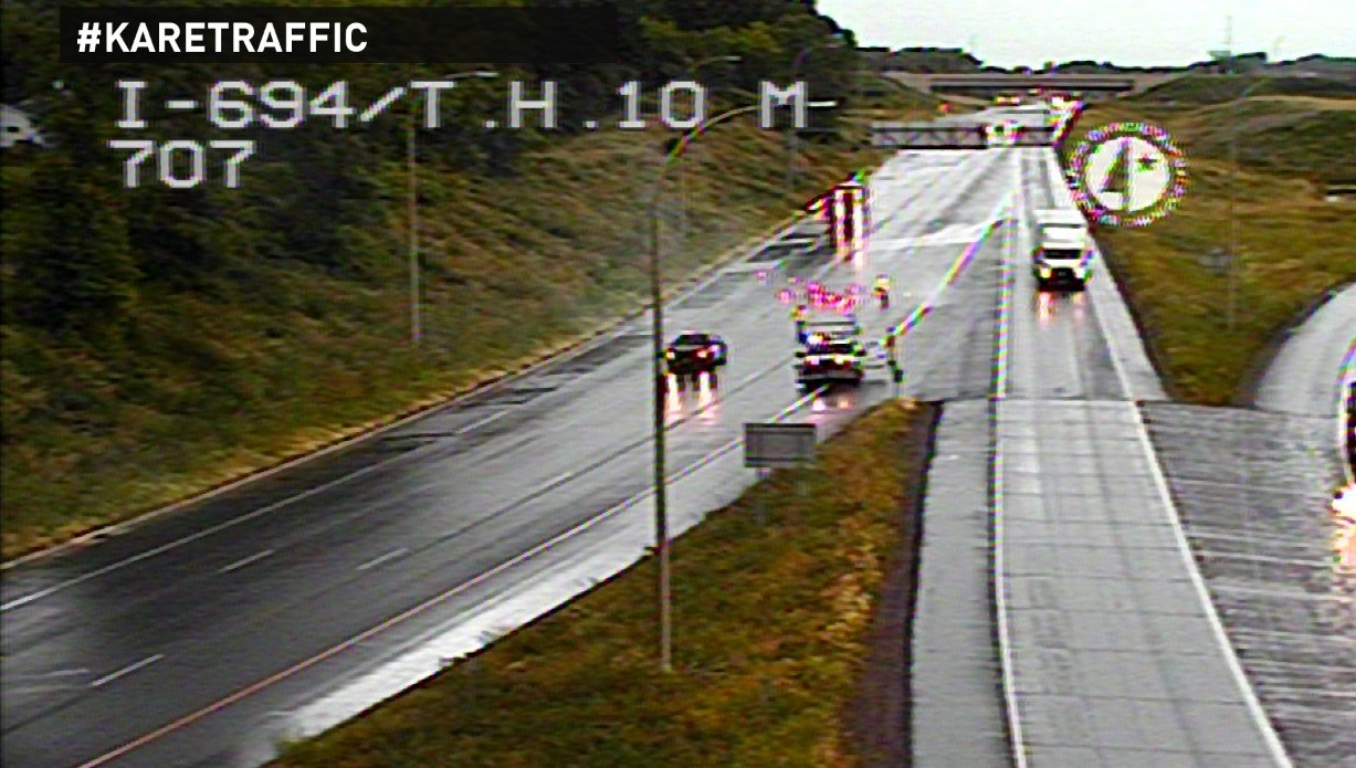 Hwy. 10 reopens after crash drops power lines | kare11.com