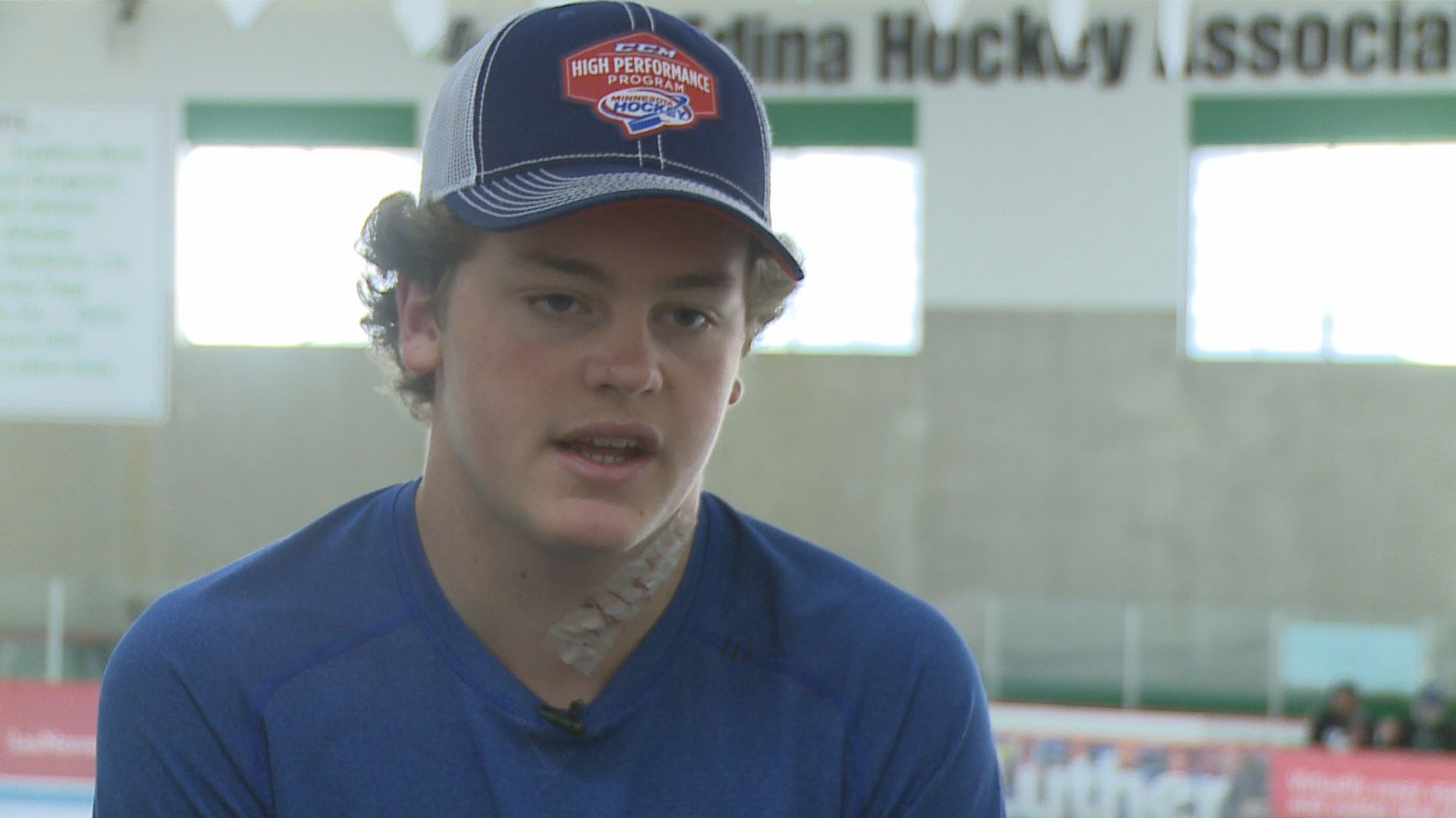 Teen's jugular slashed during hockey practice | khou.com