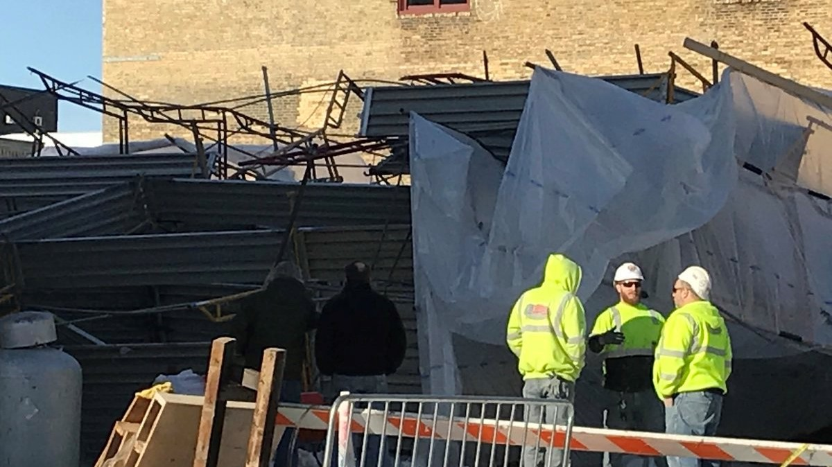 6 workers fall, 1 hurt in Minneapolis scaffolding collapse | kare11.com